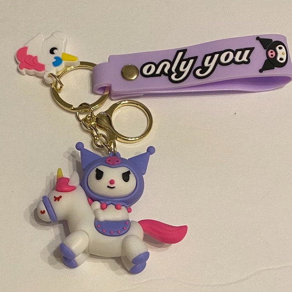 Accessories | Hello Kitty Unicorn Figurine Key Chain Ring Only ...